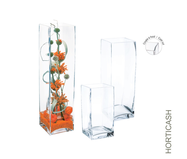 SQUARE 14X14 H55CM - Horticash - ref 246055